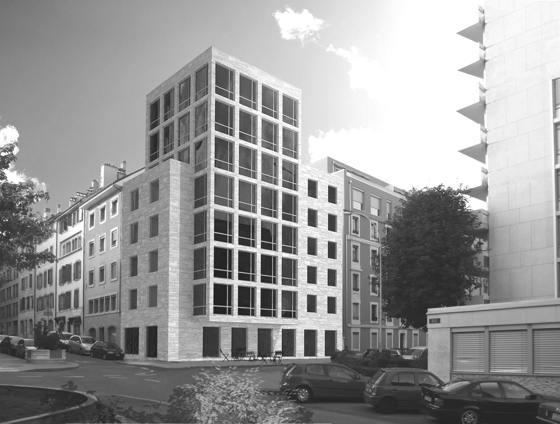 Concours construction immeuble Cordiers | atba architecture + énergie